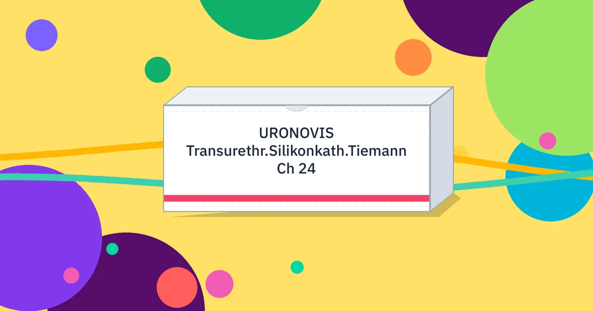 Symbolbild: Packung mit der Aufschrift URONOVIS Transurethr.Silikonkath.Tiemann Ch 24 (PZN 00795904) – Verfügbarkeit und Bezug in Apotheken in Frankfurt am Main