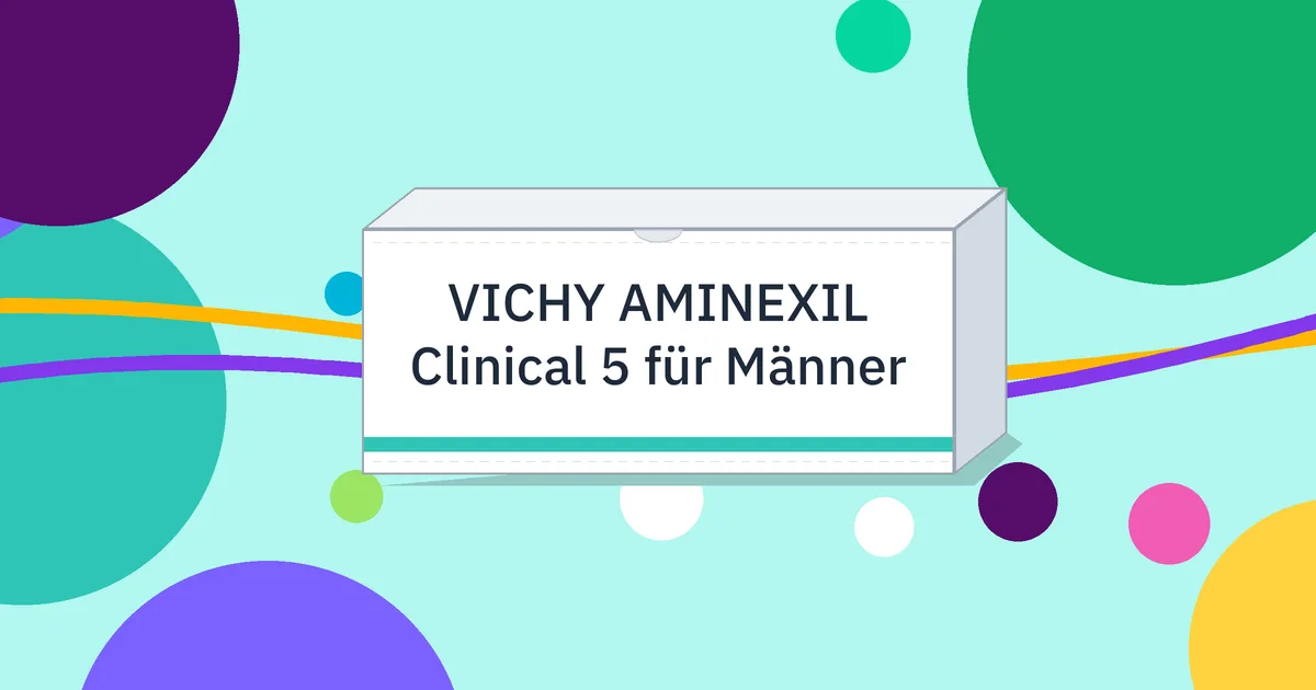 Symbolbild: Packung mit der Aufschrift VICHY AMINEXIL Clinical 5 für Männer (PZN 12585767) – Verfügbarkeit und Bezug in Apotheken in Frankfurt am Main
