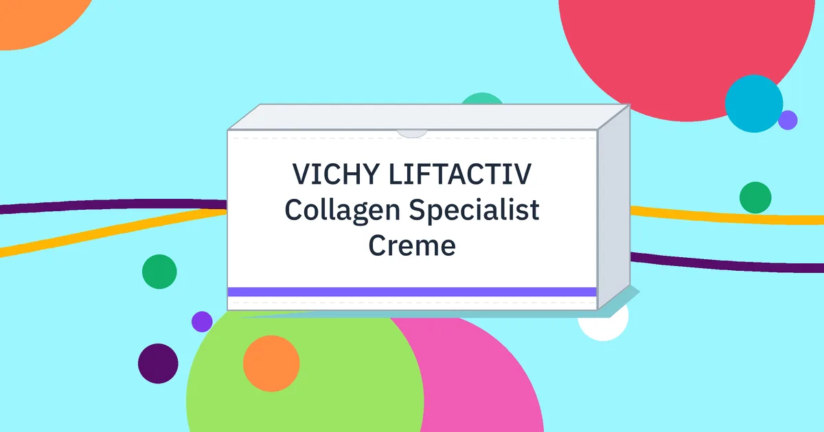 Symbolbild: Packung mit der Aufschrift VICHY LIFTACTIV Collagen Specialist Creme (PZN 14060537) – Verfügbarkeit und Bezug in Apotheken in Frankfurt am Main