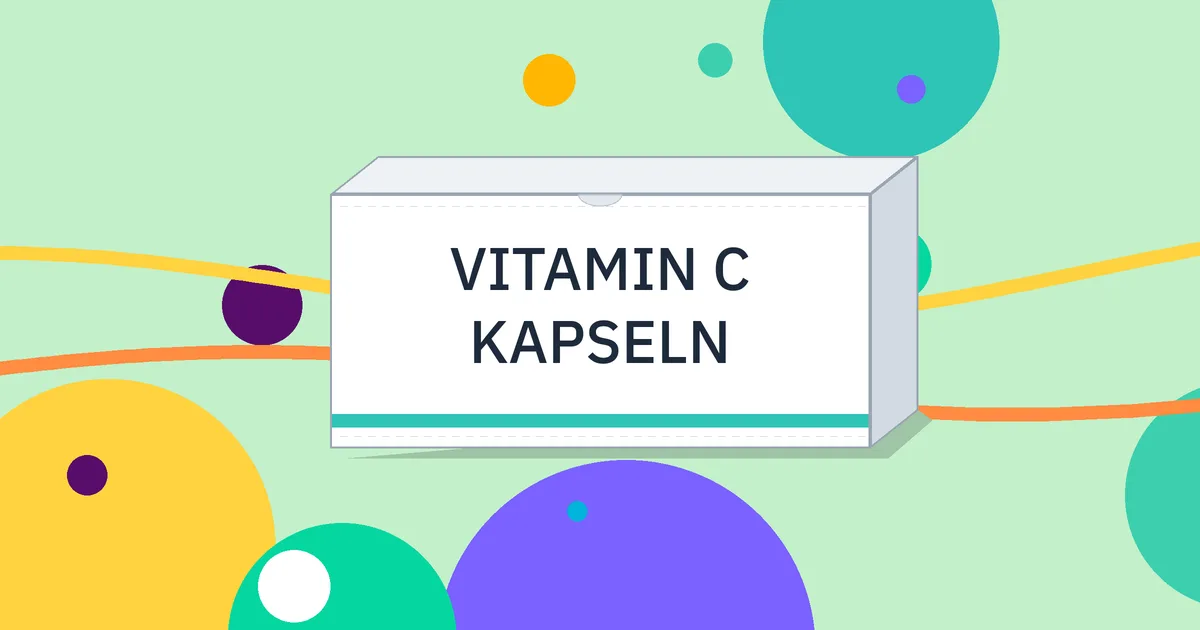 Symbolbild: Packung mit der Aufschrift VITAMIN C KAPSELN (PZN 11013483) – Verfügbarkeit und Bezug in Apotheken in Frankfurt am Main