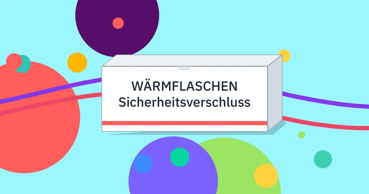Symbolbild: Packung mit der Aufschrift WÄRMFLASCHEN Sicherheitsverschluss (PZN 11342442) – Verfügbarkeit und Bezug in Apotheken in Frankfurt am Main