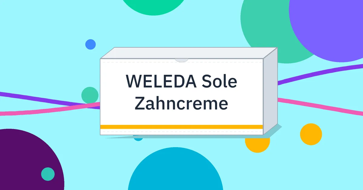 Symbolbild: Packung mit der Aufschrift WELEDA Sole Zahncreme (PZN 02436546) – Verfügbarkeit und Bezug in Apotheken in Frankfurt am Main