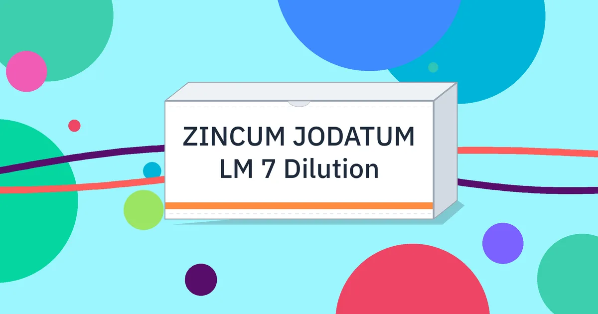 Symbolbild: Packung mit der Aufschrift ZINCUM JODATUM LM 7 Dilution (PZN 13293966) – Verfügbarkeit und Bezug in Apotheken in Frankfurt am Main