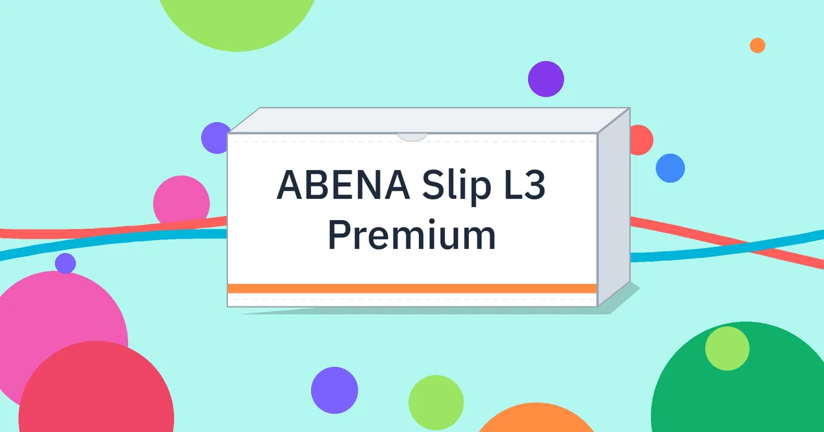 Symbolbild: Packung mit der Aufschrift ABENA Slip L3 Premium (PZN 10220346) – Verfügbarkeit und Bezug in Apotheken in Frankfurt am Main