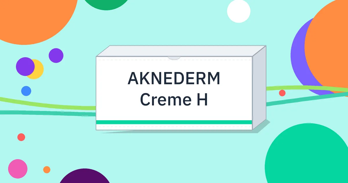 Symbolbild: Packung mit der Aufschrift AKNEDERM Creme H (PZN 17212261) – Verfügbarkeit und Bezug in Apotheken in Frankfurt am Main