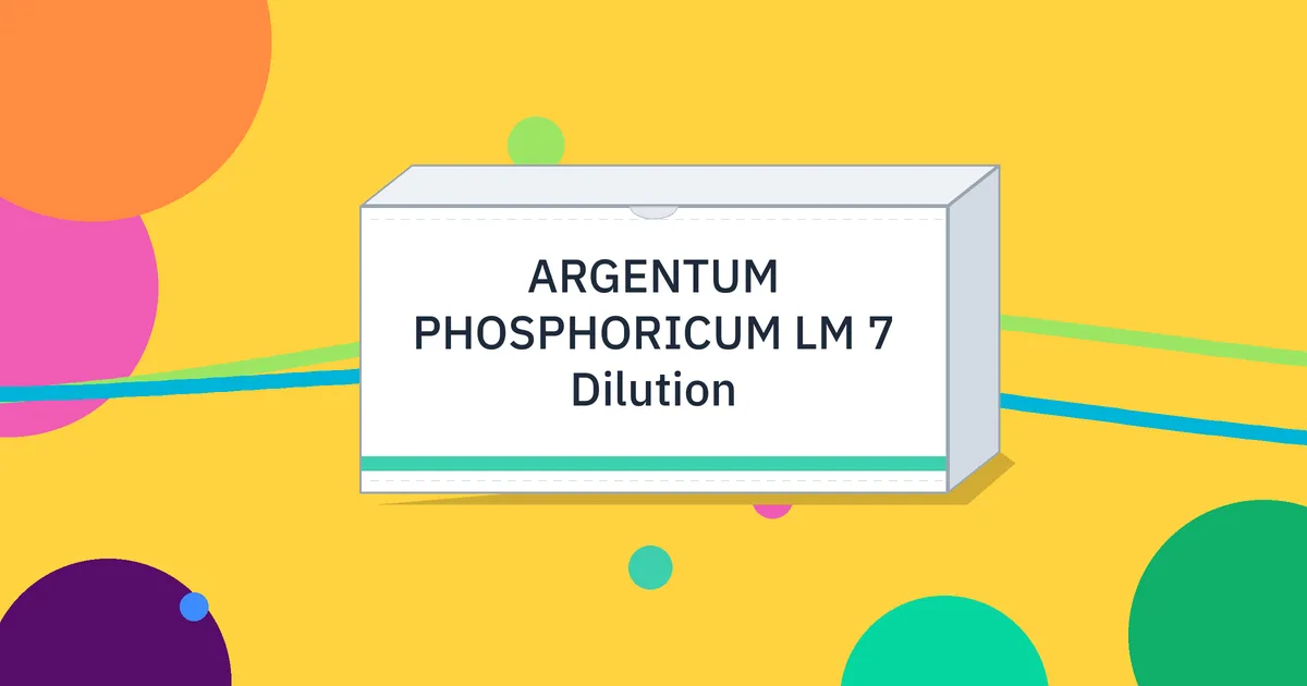 Symbolbild: Packung mit der Aufschrift ARGENTUM PHOSPHORICUM LM 7 Dilution (PZN 12769510) – Verfügbarkeit und Bezug in Apotheken in Frankfurt am Main