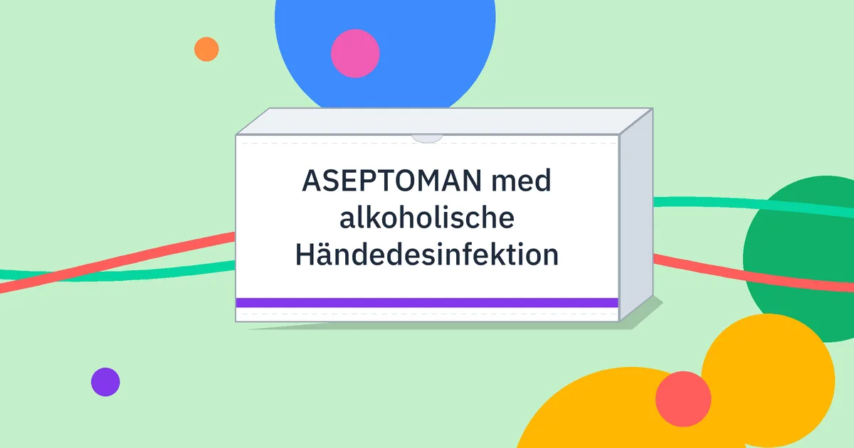Symbolbild: Packung mit der Aufschrift ASEPTOMAN med alkoholische Händedesinfektion (PZN 16821124) – Verfügbarkeit und Bezug in Apotheken in Frankfurt am Main