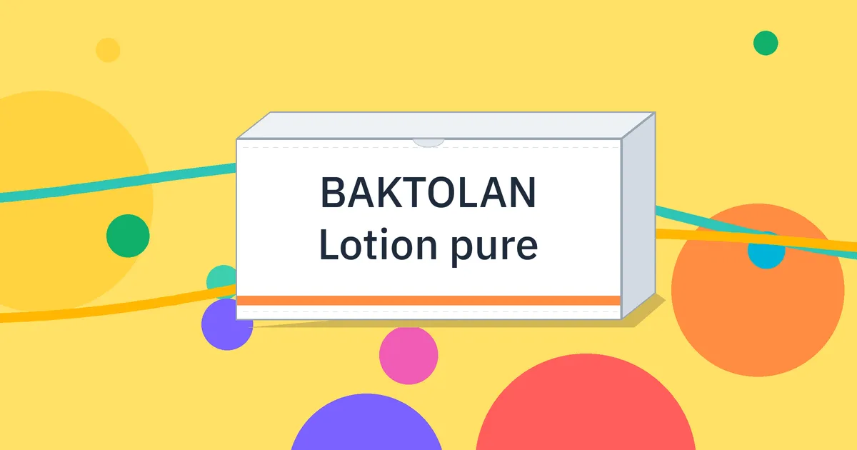 Symbolbild: Packung mit der Aufschrift BAKTOLAN Lotion pure (PZN 03706640) – Verfügbarkeit und Bezug in Apotheken in Frankfurt am Main