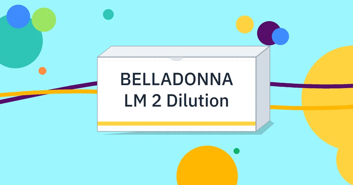 Symbolbild: Packung mit der Aufschrift BELLADONNA LM 2 Dilution (PZN 12791053) – Verfügbarkeit und Bezug in Apotheken in Frankfurt am Main