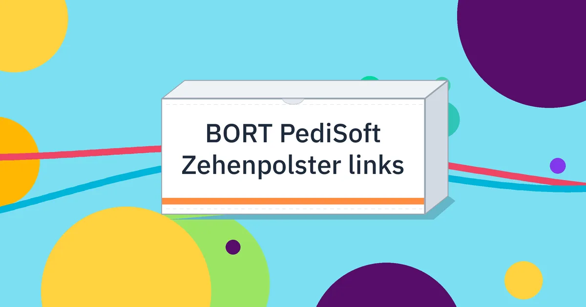 Symbolbild: Packung mit der Aufschrift BORT PediSoft Zehenpolster links (PZN 01512908) – Verfügbarkeit und Bezug in Apotheken in Frankfurt am Main
