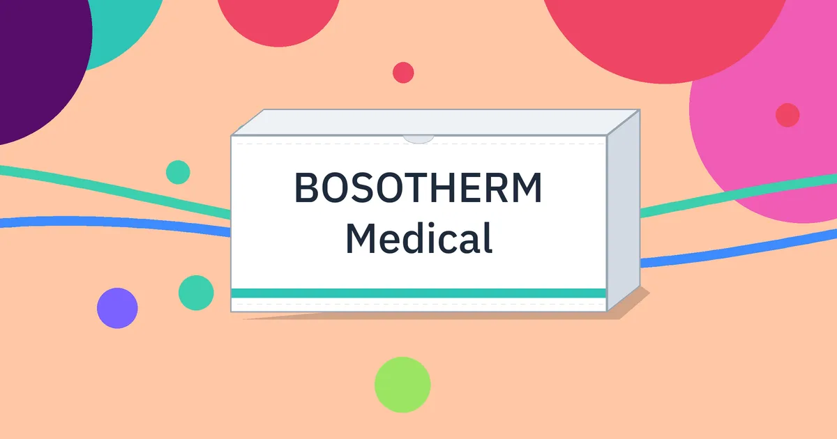 Symbolbild: Packung mit der Aufschrift BOSOTHERM Medical (PZN 00461675) – Verfügbarkeit und Bezug in Apotheken in Frankfurt am Main