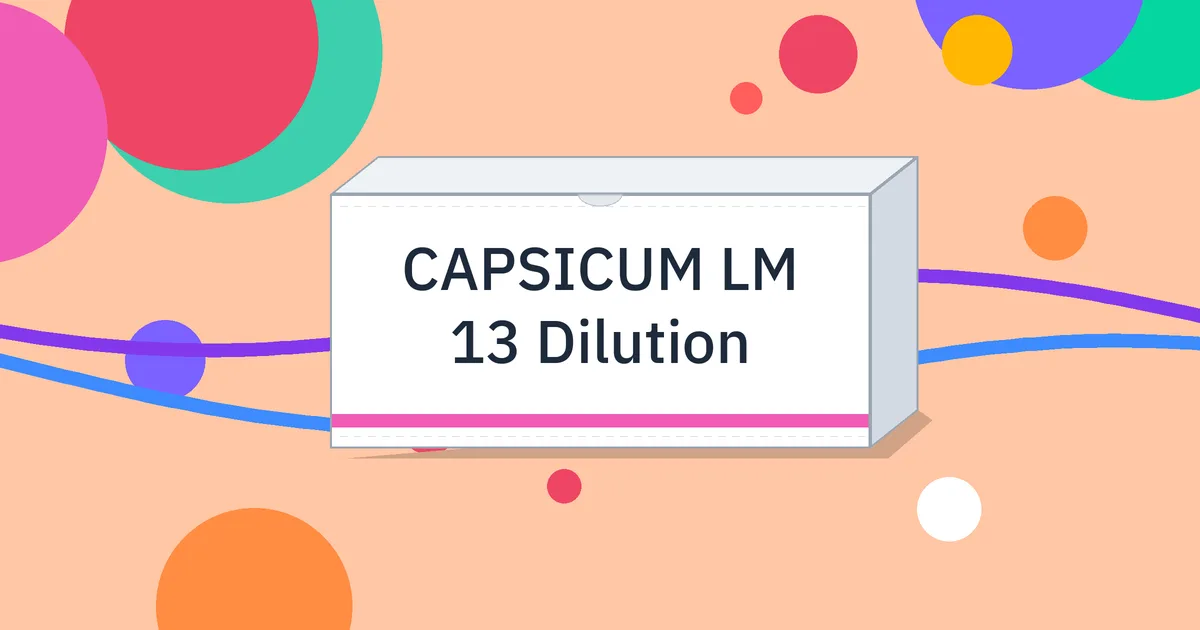 Symbolbild: Packung mit der Aufschrift CAPSICUM LM 13 Dilution (PZN 12808635) – Verfügbarkeit und Bezug in Apotheken in Frankfurt am Main