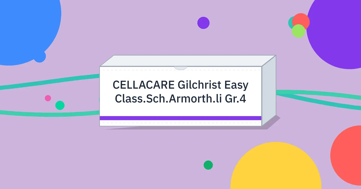 Symbolbild: Packung mit der Aufschrift CELLACARE Gilchrist Easy Class.Sch.Armorth.li Gr.4 (PZN 18364926) – Verfügbarkeit und Bezug in Apotheken in Frankfurt am Main