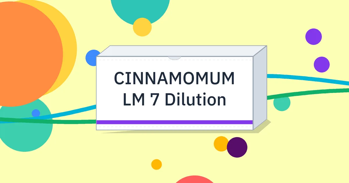 Symbolbild: Packung mit der Aufschrift CINNAMOMUM LM 7 Dilution (PZN 12820777) – Verfügbarkeit und Bezug in Apotheken in Frankfurt am Main