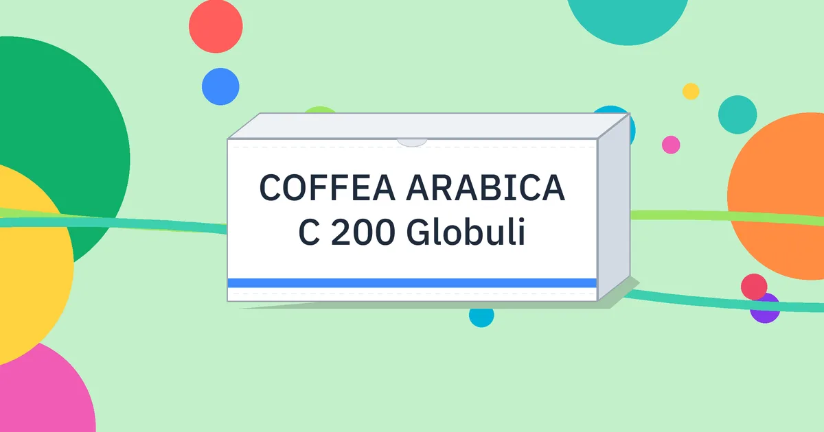 Symbolbild: Packung mit der Aufschrift COFFEA ARABICA C 200 Globuli (PZN 15304220) – Verfügbarkeit und Bezug in Apotheken in Frankfurt am Main