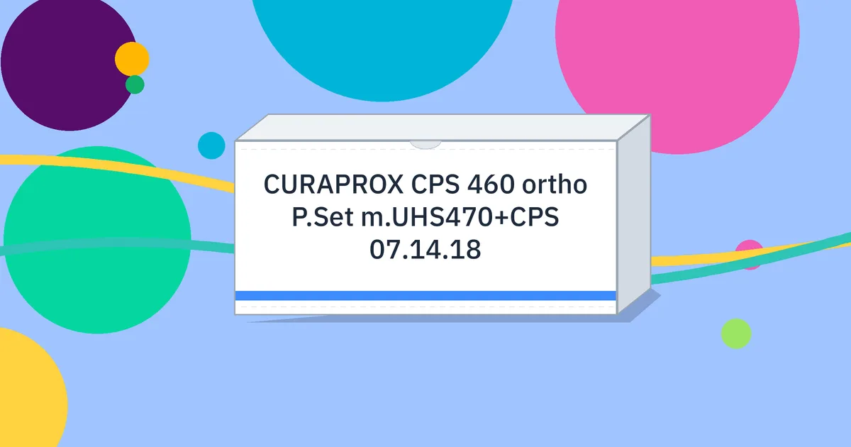 Symbolbild: Packung mit der Aufschrift CURAPROX CPS 460 ortho P.Set m.UHS470+CPS 07.14.18 (PZN 19393723) – Verfügbarkeit und Bezug in Apotheken in Frankfurt am Main