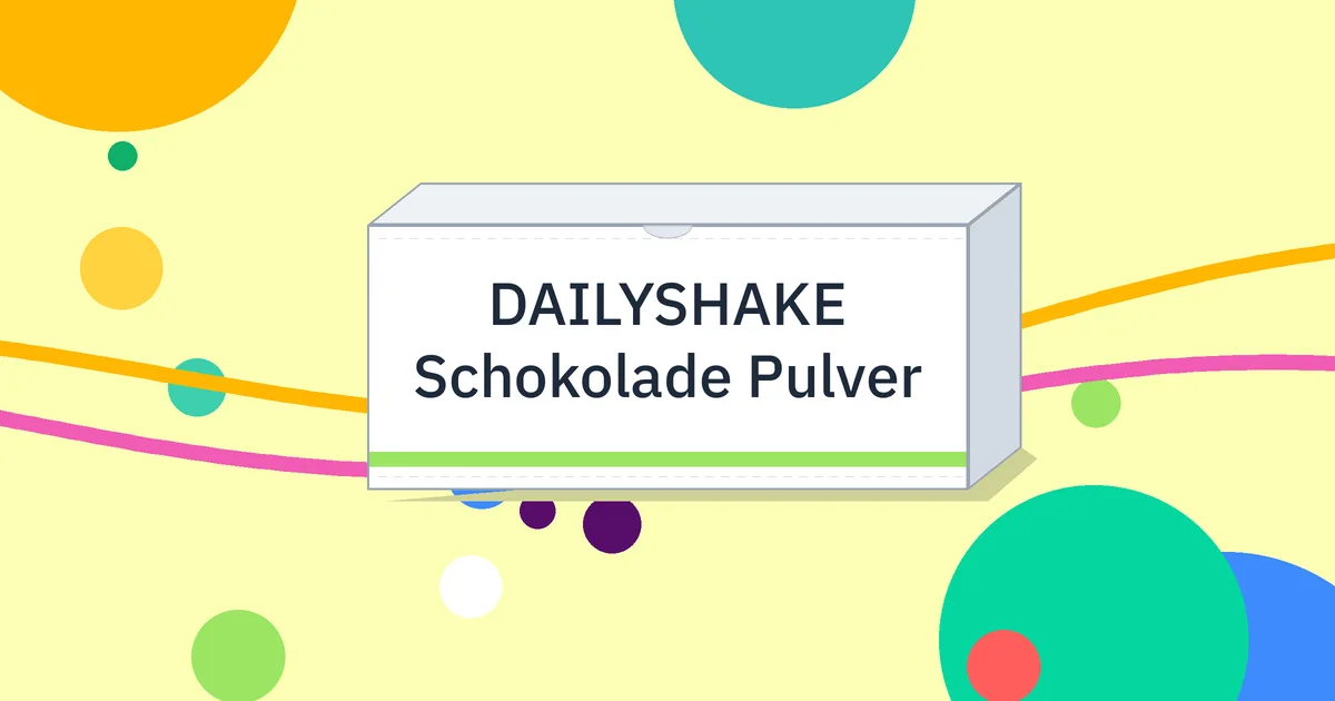 Symbolbild: Packung mit der Aufschrift DAILYSHAKE Schokolade Pulver (PZN 12899187) – Verfügbarkeit und Bezug in Apotheken in Frankfurt am Main