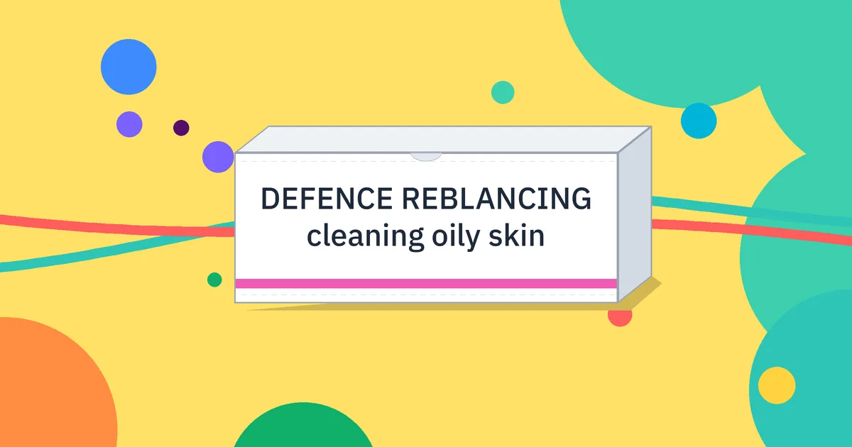 Symbolbild: Packung mit der Aufschrift DEFENCE REBLANCING cleaning oily skin (PZN 11892898) – Verfügbarkeit und Bezug in Apotheken in Frankfurt am Main