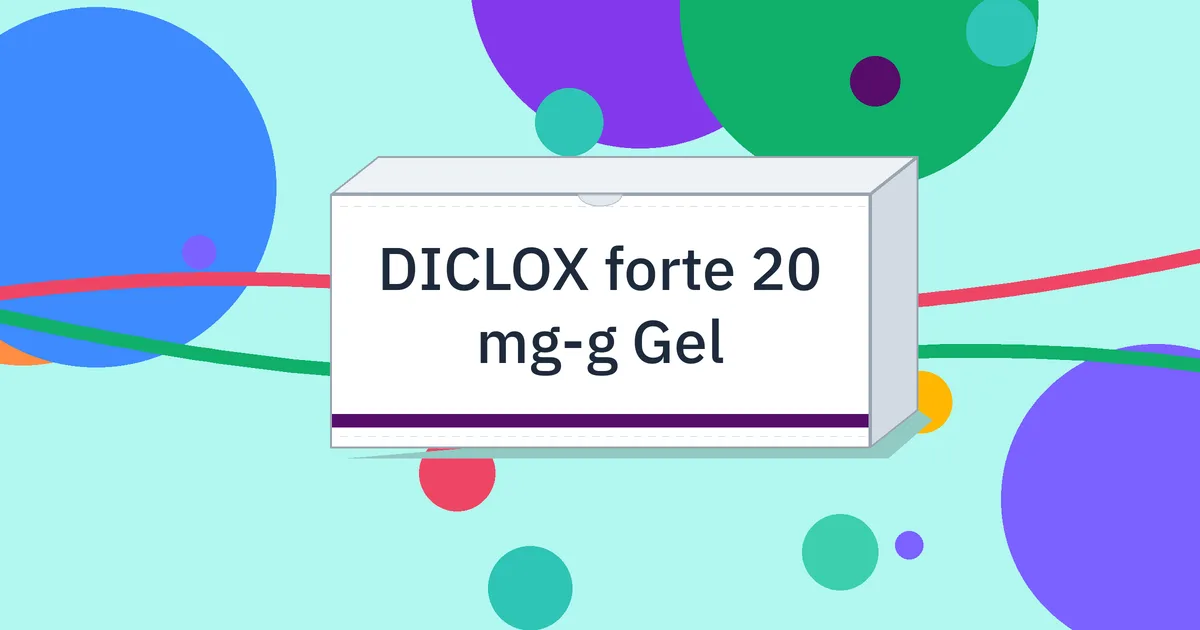 Symbolbild: Packung mit der Aufschrift DICLOX forte 20 mg-g Gel (PZN 16705010) – Verfügbarkeit und Bezug in Apotheken in Frankfurt am Main