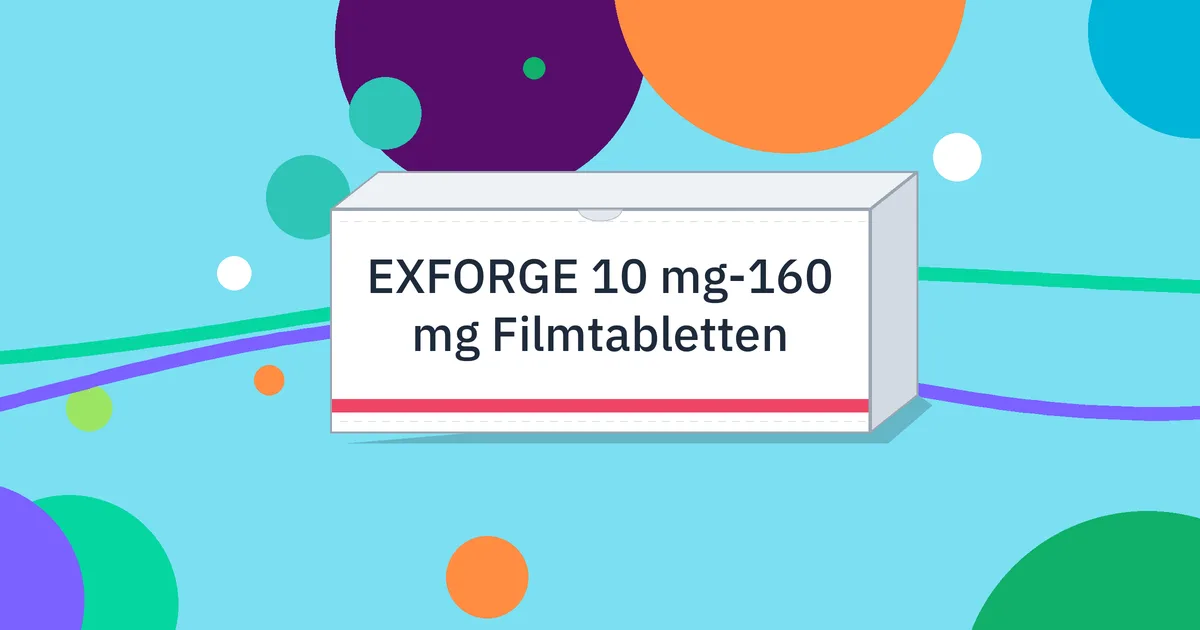 Symbolbild: Packung mit der Aufschrift EXFORGE 10 mg-160 mg Filmtabletten (PZN 11515782) – Verfügbarkeit und Bezug in Apotheken in Frankfurt am Main