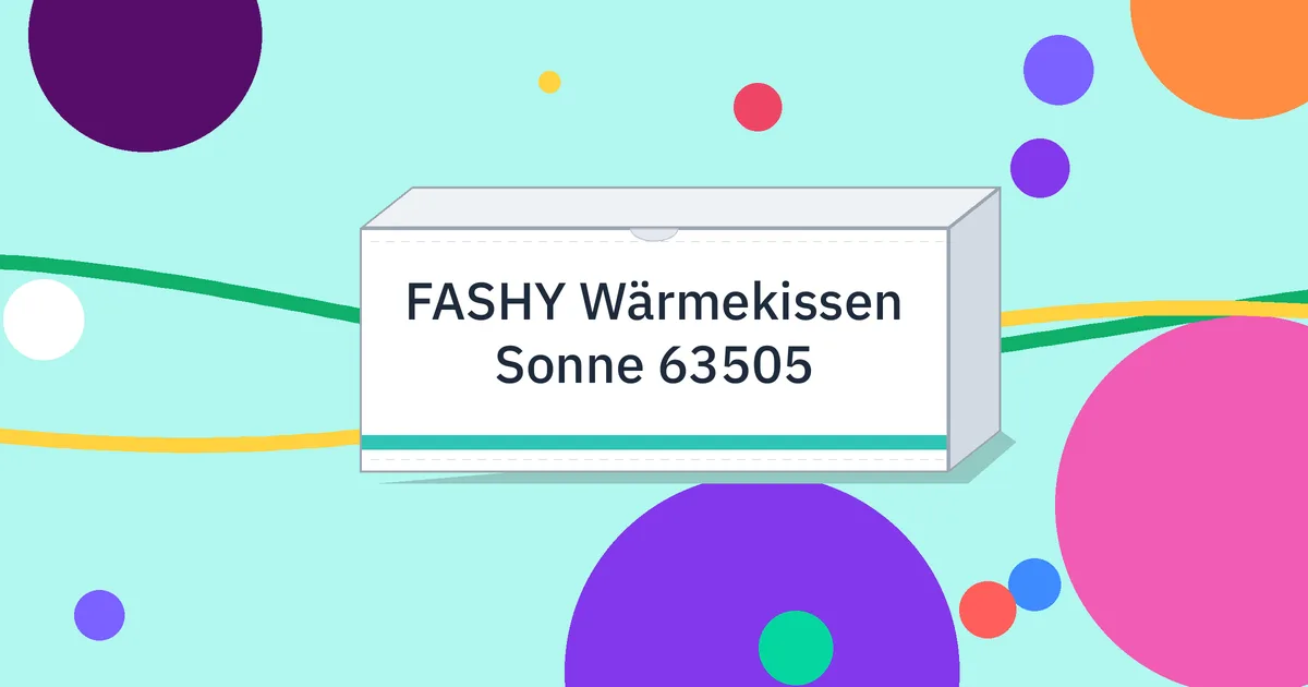 Symbolbild: Packung mit der Aufschrift FASHY Wärmekissen Sonne 63505 (PZN 13157743) – Verfügbarkeit und Bezug in Apotheken in Frankfurt am Main