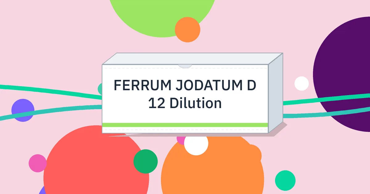 Symbolbild: Packung mit der Aufschrift FERRUM JODATUM D 12 Dilution (PZN 04217096) – Verfügbarkeit und Bezug in Apotheken in Frankfurt am Main