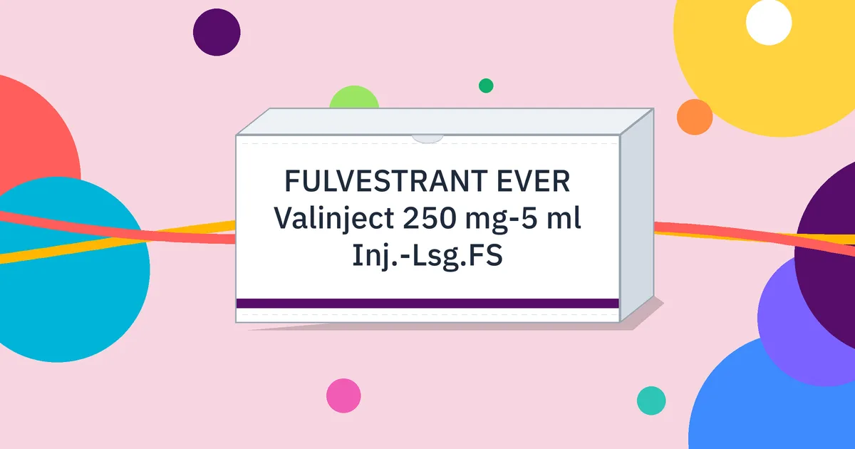 Symbolbild: Packung mit der Aufschrift FULVESTRANT EVER Valinject 250 mg-5 ml Inj.-Lsg.FS (PZN 17851759) – Verfügbarkeit und Bezug in Apotheken in Frankfurt am Main