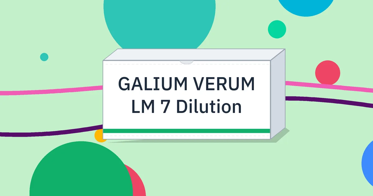 Symbolbild: Packung mit der Aufschrift GALIUM VERUM LM 7 Dilution (PZN 13497539) – Verfügbarkeit und Bezug in Apotheken in Frankfurt am Main