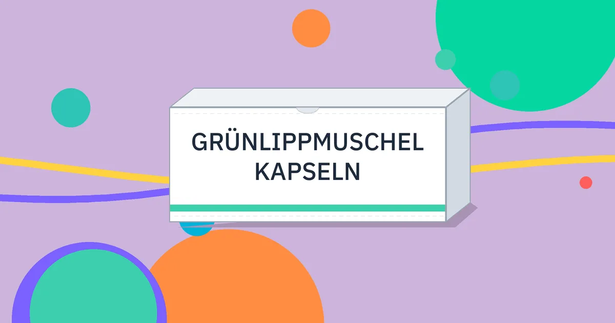 Symbolbild: Packung mit der Aufschrift GRÜNLIPPMUSCHEL KAPSELN (PZN 13980508) – Verfügbarkeit und Bezug in Apotheken in Frankfurt am Main