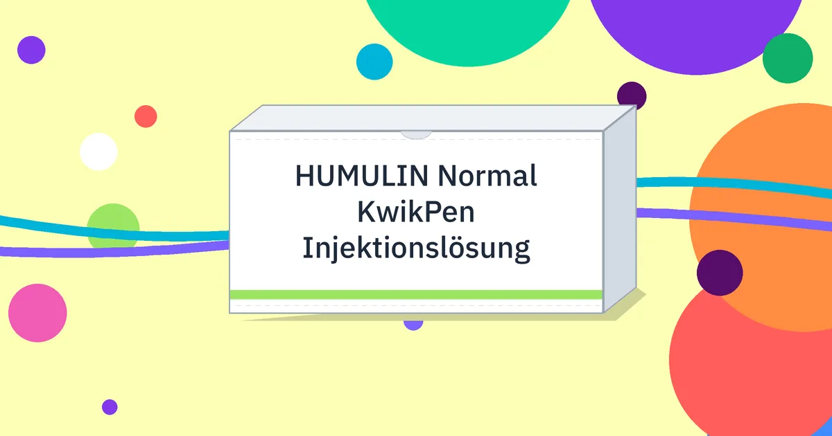 Symbolbild: Packung mit der Aufschrift HUMULIN Normal KwikPen Injektionslösung (PZN 13588845) – Verfügbarkeit und Bezug in Apotheken in Frankfurt am Main