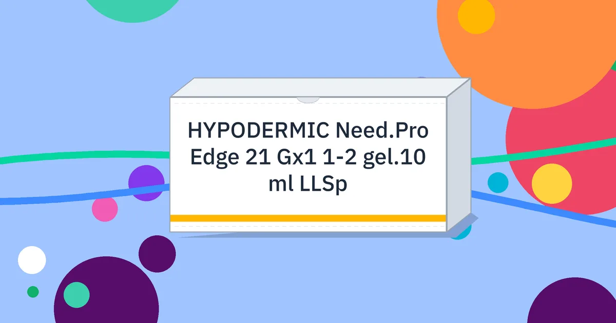 Symbolbild: Packung mit der Aufschrift HYPODERMIC Need.Pro Edge 21 Gx1 1-2 gel.10 ml LLSp (PZN 00889700) – Verfügbarkeit und Bezug in Apotheken in Frankfurt am Main