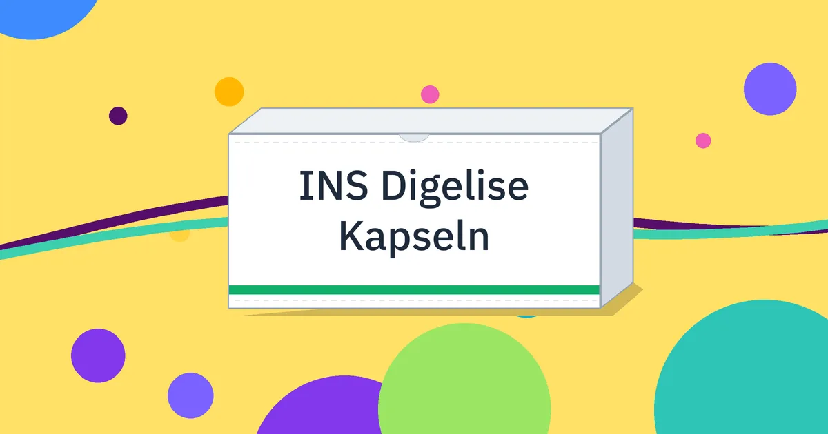 Symbolbild: Packung mit der Aufschrift INS Digelise Kapseln (PZN 15391874) – Verfügbarkeit und Bezug in Apotheken in Frankfurt am Main