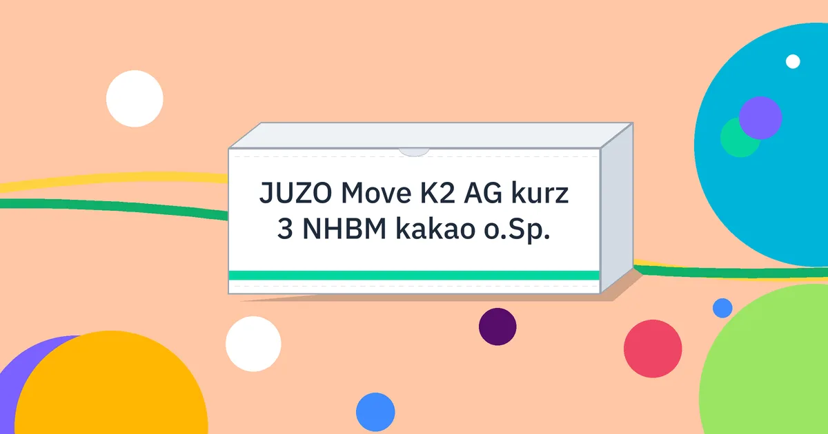 Symbolbild: Packung mit der Aufschrift JUZO Move K2 AG kurz 3 NHBM kakao o.Sp. (PZN 18560952) – Verfügbarkeit und Bezug in Apotheken in Frankfurt am Main