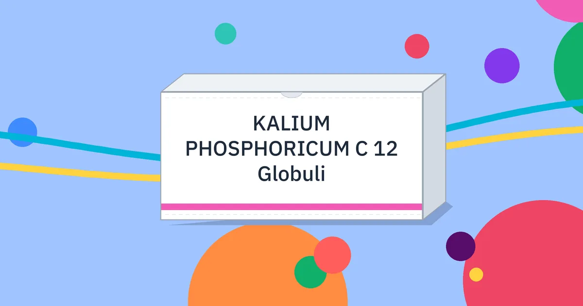 Symbolbild: Packung mit der Aufschrift KALIUM PHOSPHORICUM C 12 Globuli (PZN 16670317) – Verfügbarkeit und Bezug in Apotheken in Frankfurt am Main