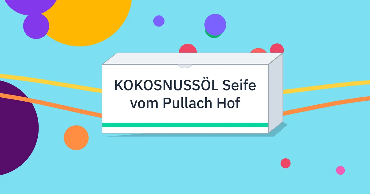Symbolbild: Packung mit der Aufschrift KOKOSNUSSÖL Seife vom Pullach Hof (PZN 20420916) – Verfügbarkeit und Bezug in Apotheken in Frankfurt am Main