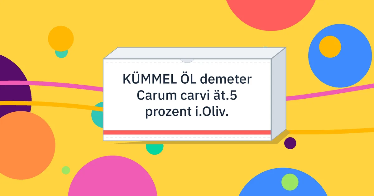 Symbolbild: Packung mit der Aufschrift KÜMMEL ÖL demeter Carum carvi ät.5 prozent i.Oliv. (PZN 02463684) – Verfügbarkeit und Bezug in Apotheken in Frankfurt am Main