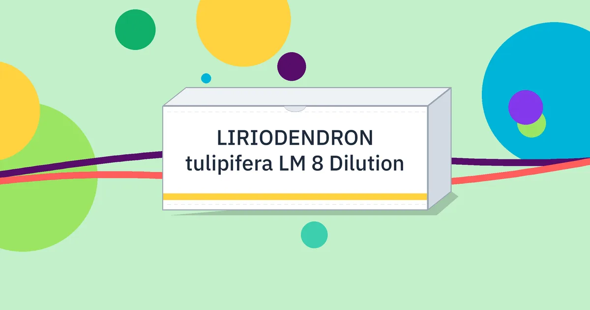 Symbolbild: Packung mit der Aufschrift LIRIODENDRON tulipifera LM 8 Dilution (PZN 13531006) – Verfügbarkeit und Bezug in Apotheken in Frankfurt am Main