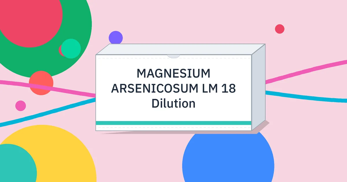 Symbolbild: Packung mit der Aufschrift MAGNESIUM ARSENICOSUM LM 18 Dilution (PZN 12936184) – Verfügbarkeit und Bezug in Apotheken in Frankfurt am Main