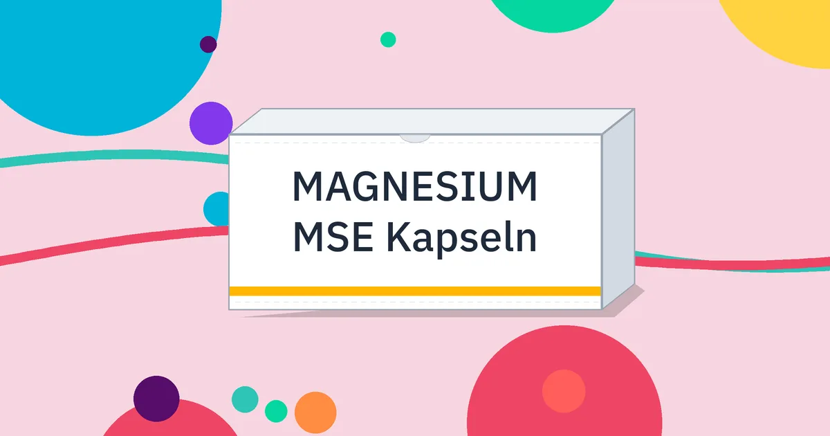 Symbolbild: Packung mit der Aufschrift MAGNESIUM MSE Kapseln (PZN 04857795) – Verfügbarkeit und Bezug in Apotheken in Frankfurt am Main