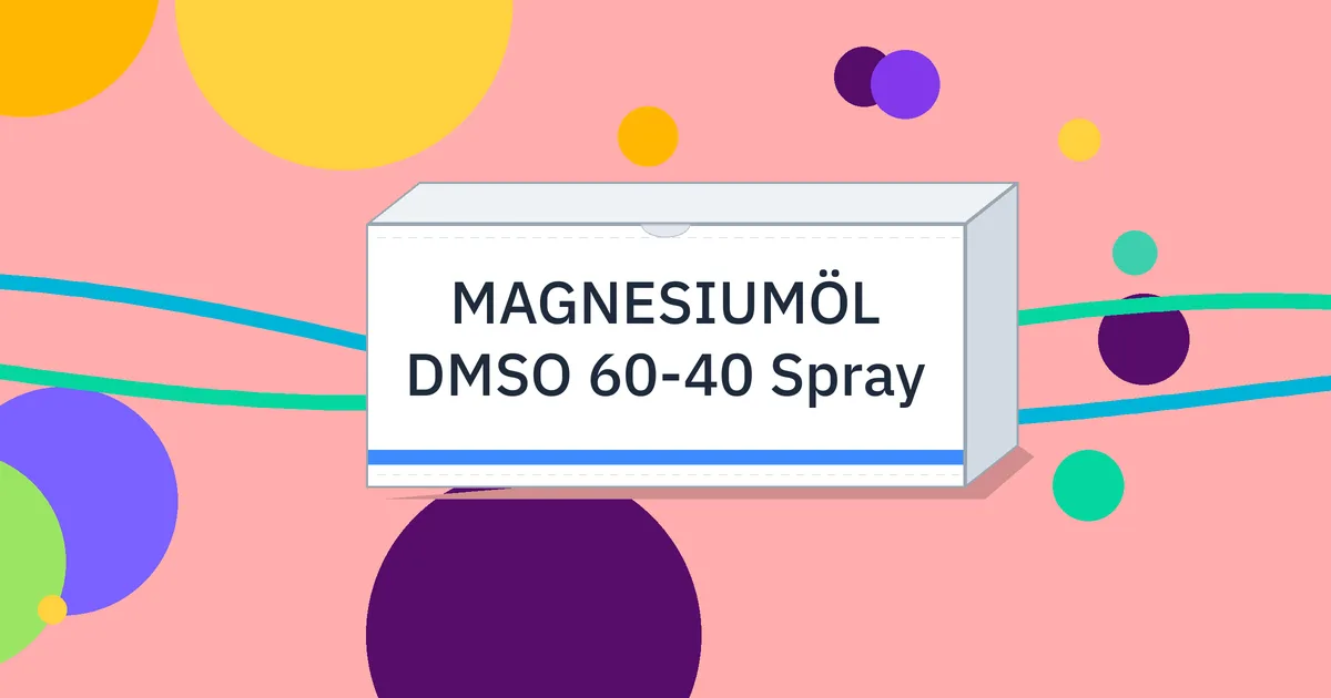 Symbolbild: Packung mit der Aufschrift MAGNESIUMÖL DMSO 60-40 Spray (PZN 19206537) – Verfügbarkeit und Bezug in Apotheken in Frankfurt am Main