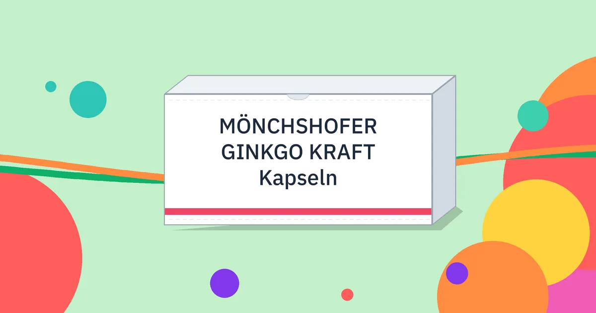 Symbolbild: Packung mit der Aufschrift MÖNCHSHOFER GINKGO KRAFT Kapseln (PZN 09723208) – Verfügbarkeit und Bezug in Apotheken in Frankfurt am Main