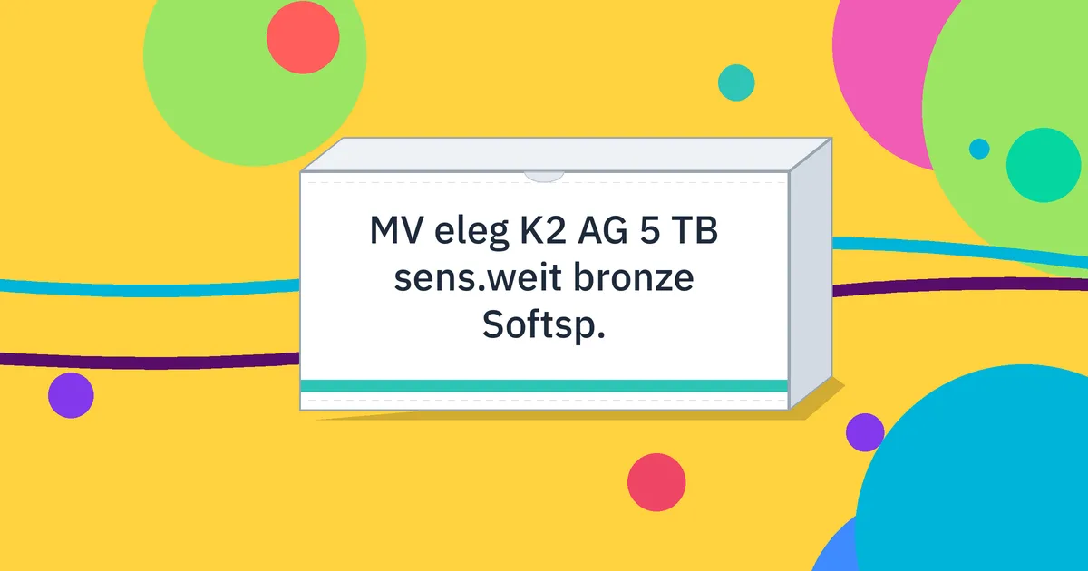Symbolbild: Packung mit der Aufschrift MV eleg K2 AG 5 TB sens.weit bronze Softsp. (PZN 14719232) – Verfügbarkeit und Bezug in Apotheken in Frankfurt am Main