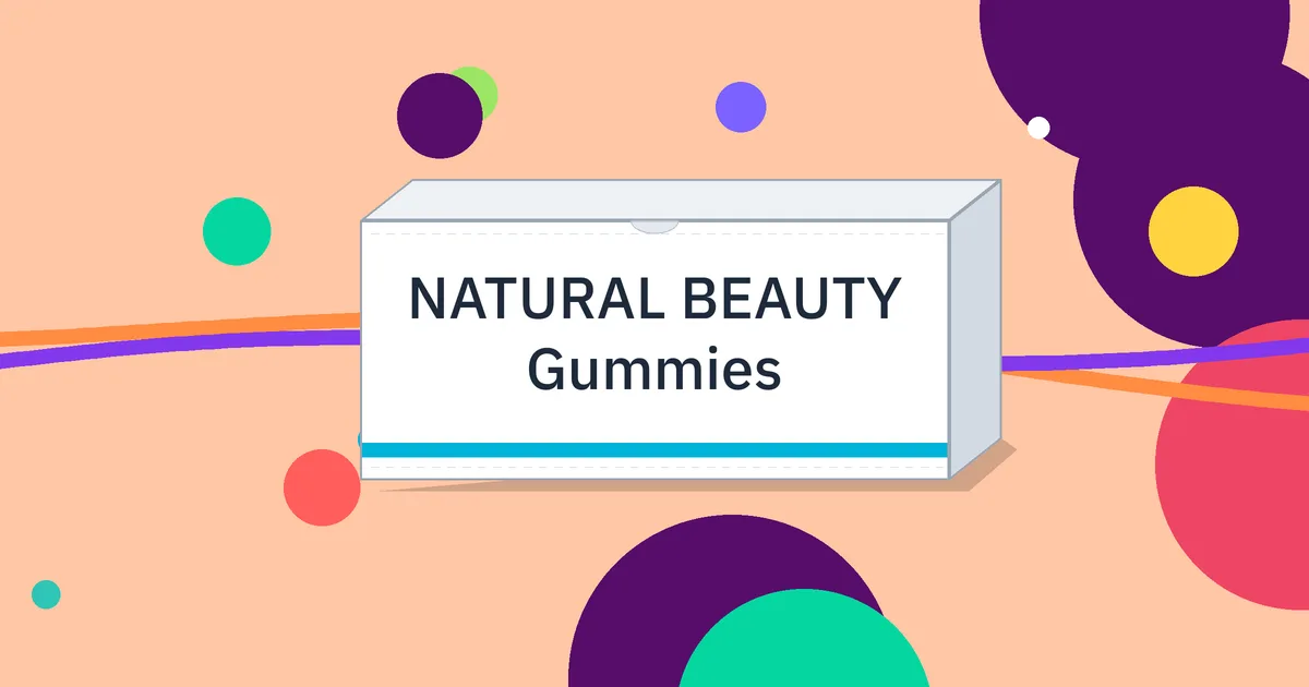 Symbolbild: Packung mit der Aufschrift NATURAL BEAUTY Gummies (PZN 18825907) – Verfügbarkeit und Bezug in Apotheken in Frankfurt am Main