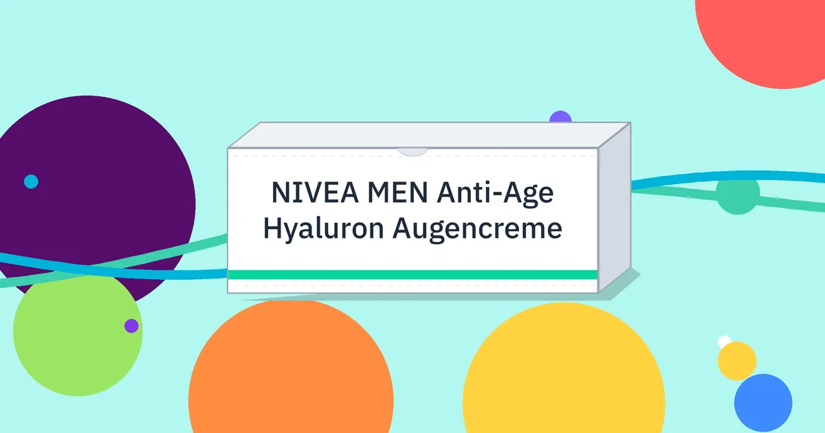 Symbolbild: Packung mit der Aufschrift NIVEA MEN Anti-Age Hyaluron Augencreme (PZN 17625460) – Verfügbarkeit und Bezug in Apotheken in Frankfurt am Main