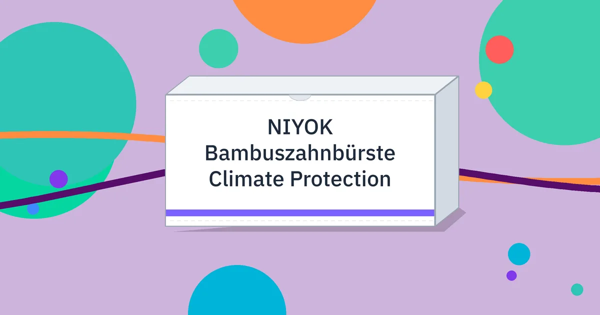 Symbolbild: Packung mit der Aufschrift NIYOK Bambuszahnbürste Climate Protection (PZN 18836383) – Verfügbarkeit und Bezug in Apotheken in Frankfurt am Main