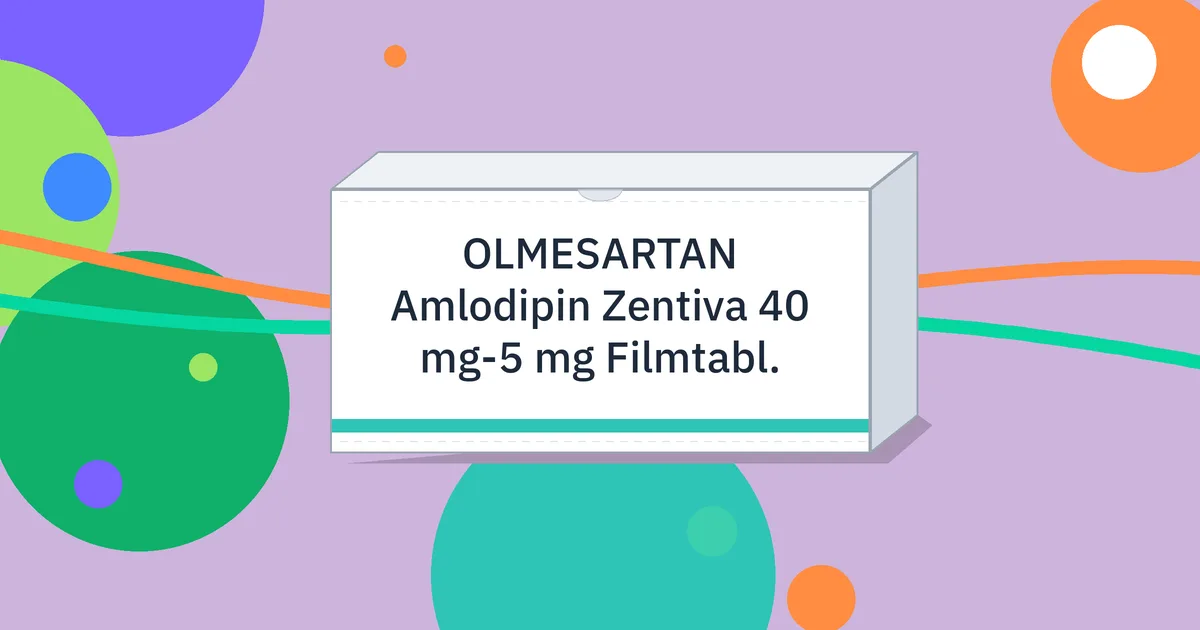 Symbolbild: Packung mit der Aufschrift OLMESARTAN Amlodipin Zentiva 40 mg-5 mg Filmtabl. (PZN 13895671) – Verfügbarkeit und Bezug in Apotheken in Frankfurt am Main