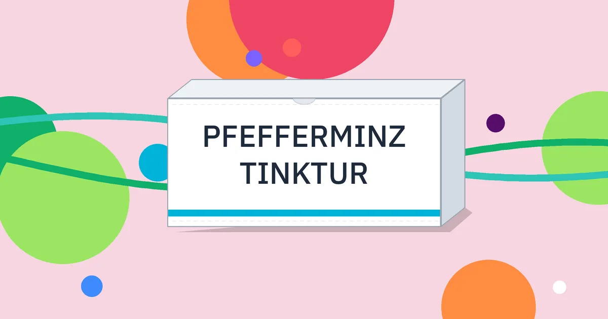 Symbolbild: Packung mit der Aufschrift PFEFFERMINZ TINKTUR (PZN 17187385) – Verfügbarkeit und Bezug in Apotheken in Frankfurt am Main