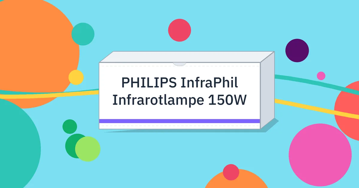 Symbolbild: Packung mit der Aufschrift PHILIPS InfraPhil Infrarotlampe 150W (PZN 08760495) – Verfügbarkeit und Bezug in Apotheken in Frankfurt am Main