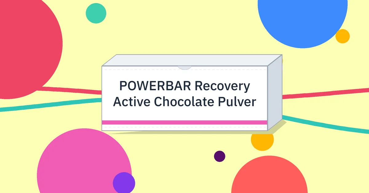 Symbolbild: Packung mit der Aufschrift POWERBAR Recovery Active Chocolate Pulver (PZN 18821134) – Verfügbarkeit und Bezug in Apotheken in Frankfurt am Main