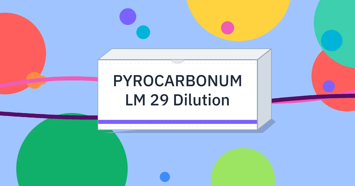Symbolbild: Packung mit der Aufschrift PYROCARBONUM LM 29 Dilution (PZN 13672913) – Verfügbarkeit und Bezug in Apotheken in Frankfurt am Main